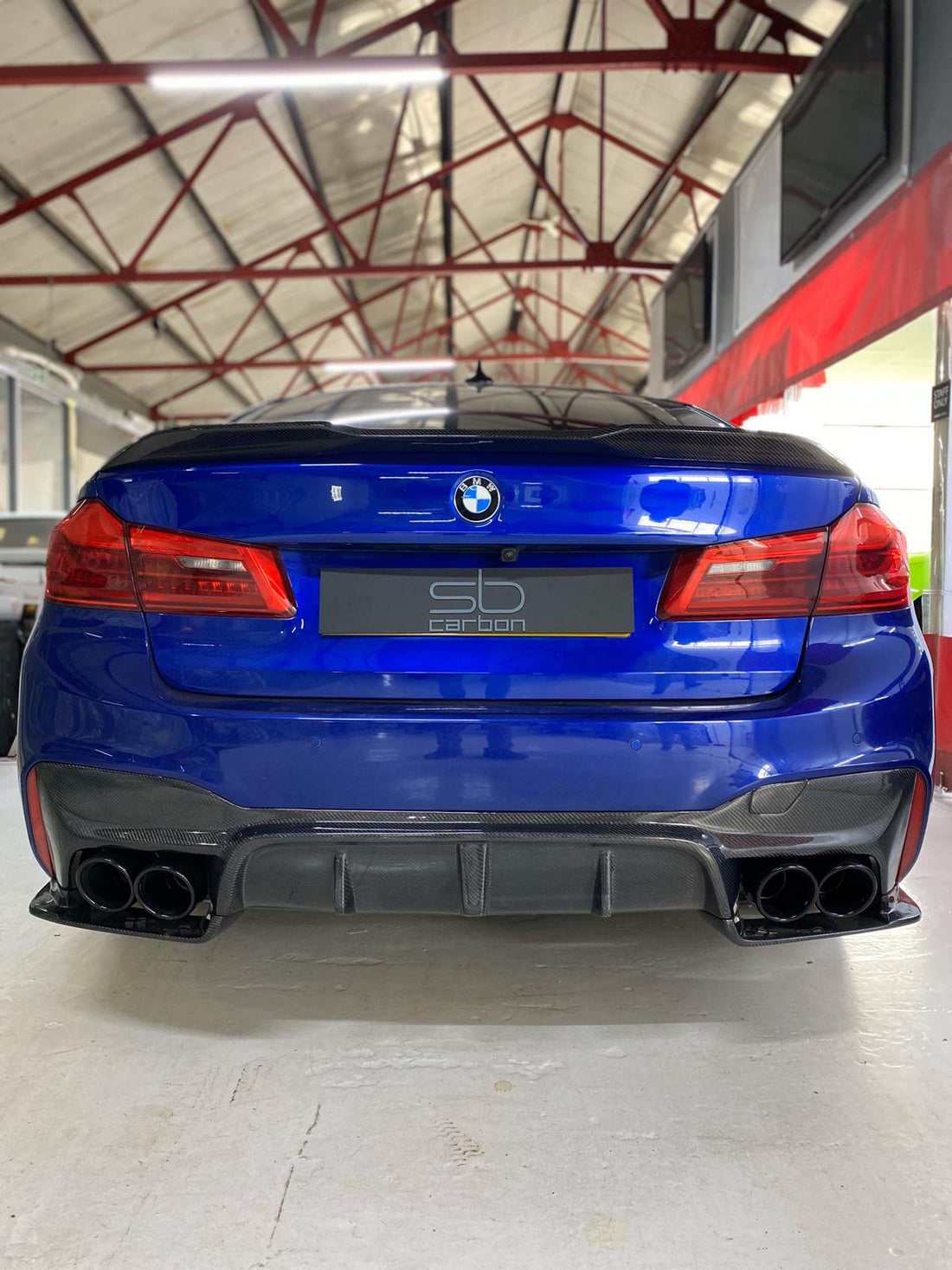 M5 F90 3D Rear Diffuser – SB Carbon